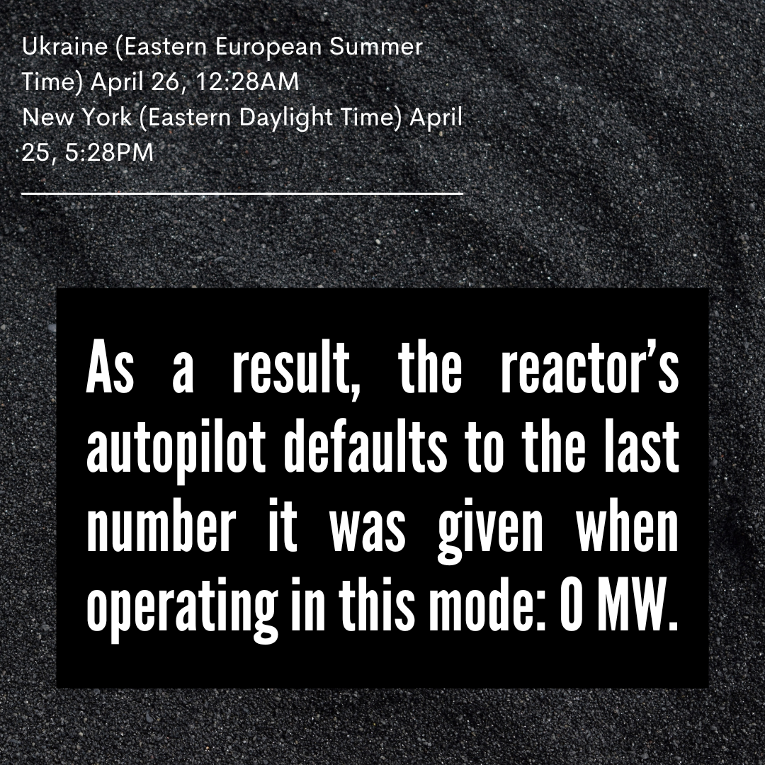 39 Years Ago Today: Links in the Chain of the Chernobyl Disaster • The ...