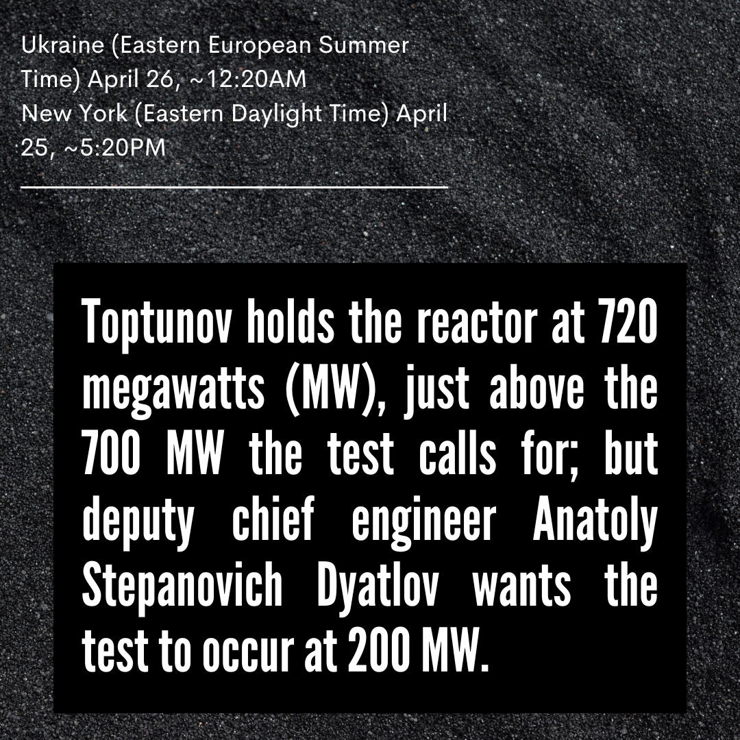 39 Years Ago Today: Links in the Chain of the Chernobyl Disaster • The ...