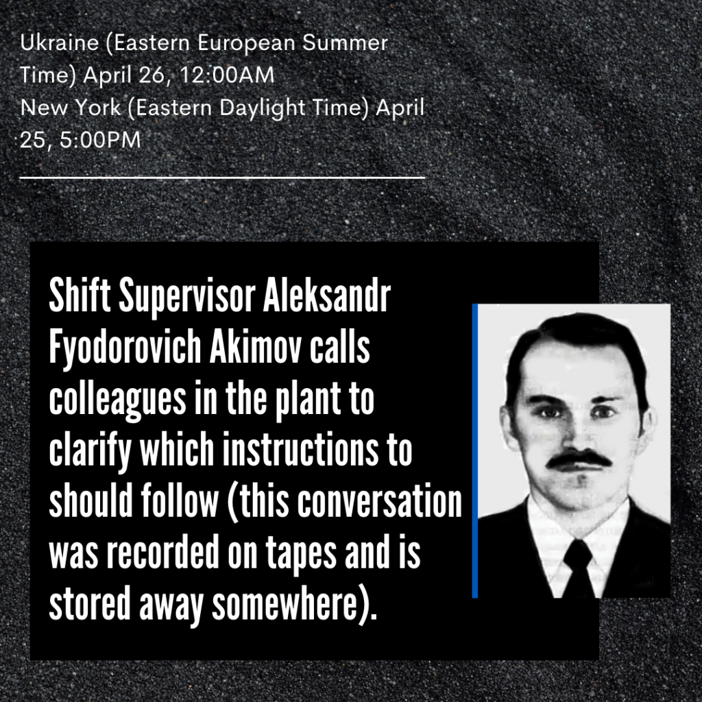 39 Years Ago Today: Links in the Chain of the Chernobyl Disaster • The ...